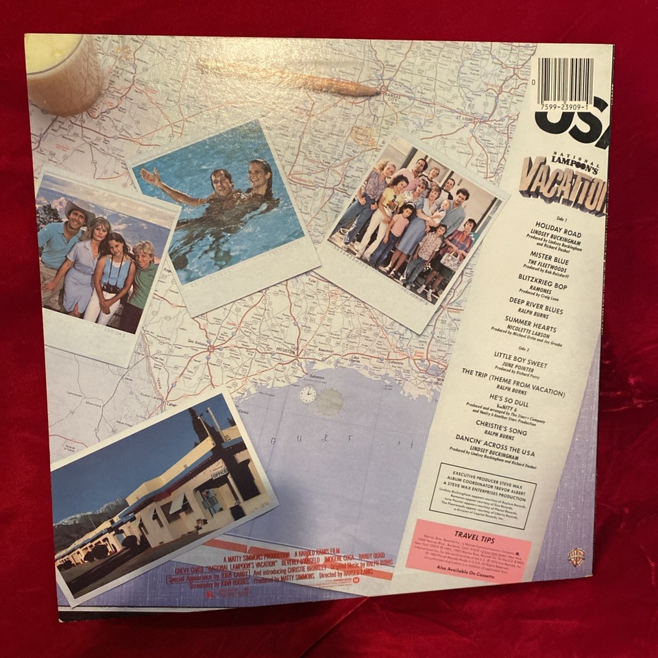 National Lampoon's VACATION movie-NM vinyl !-Promo- LP record w/Hype ...