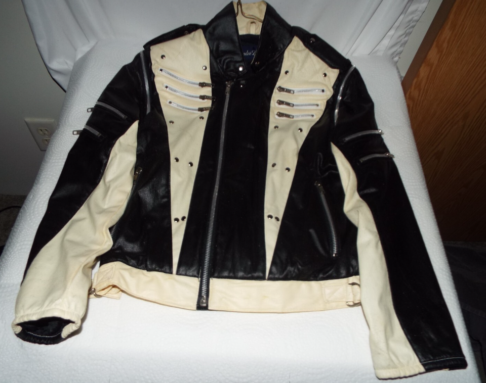 VINTAGE ORIGINAL ANDRE DE LEURE MICHAEL JACKSON JACKET/VEST BLACK ...
