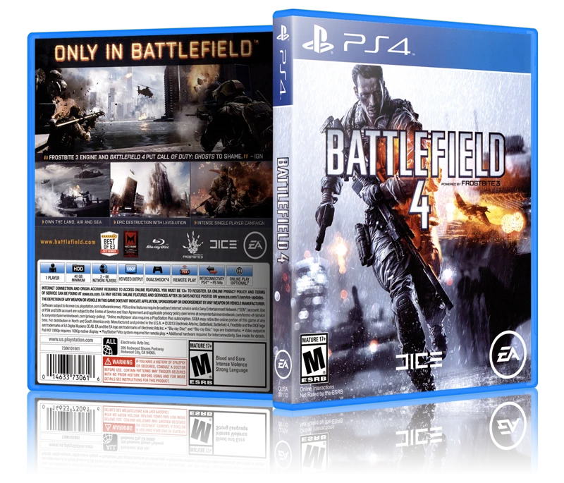 Battlefield 4 Ps4 Box Art