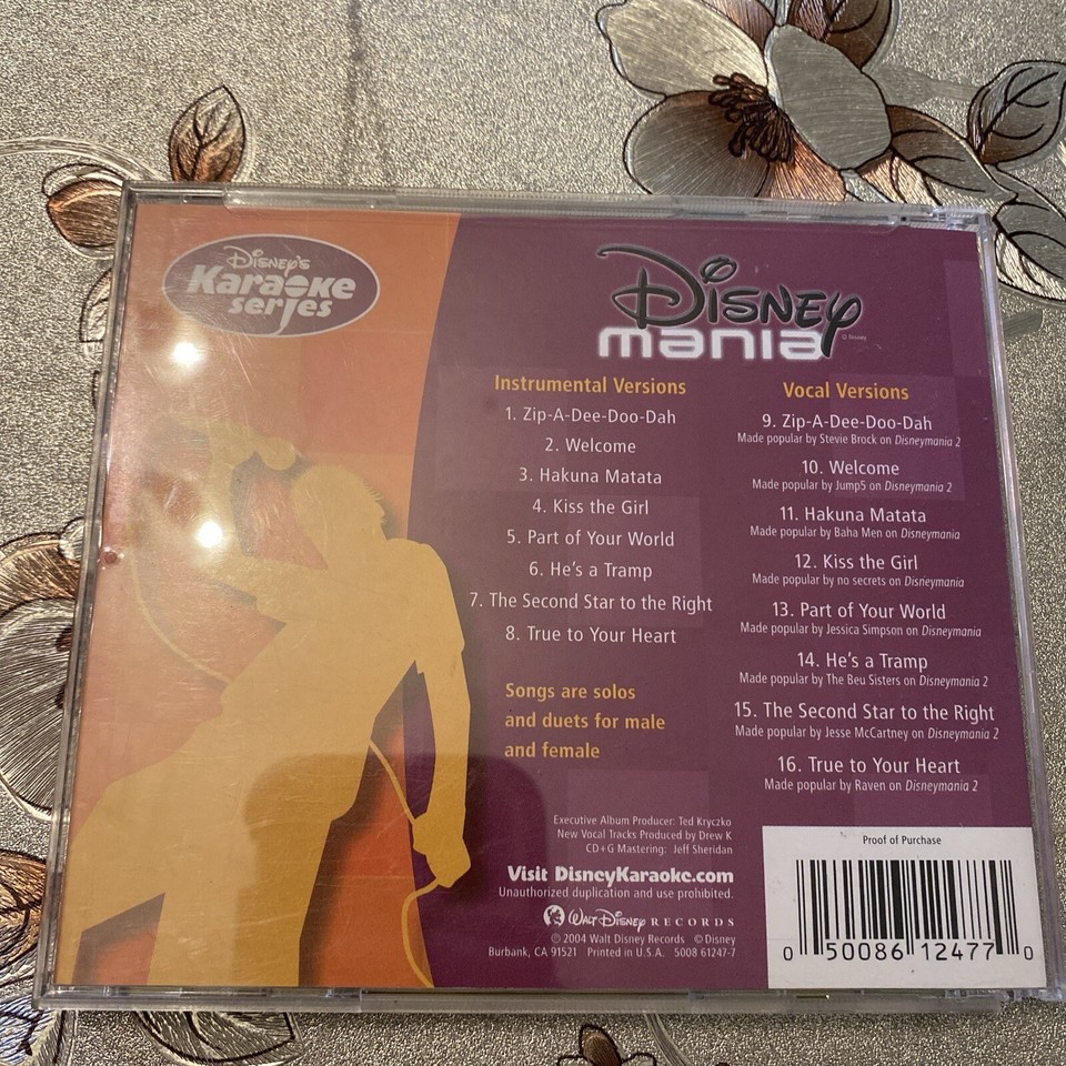 Disneys Karaoke Series: Disneymania - Audio CD 50086124770| eBay