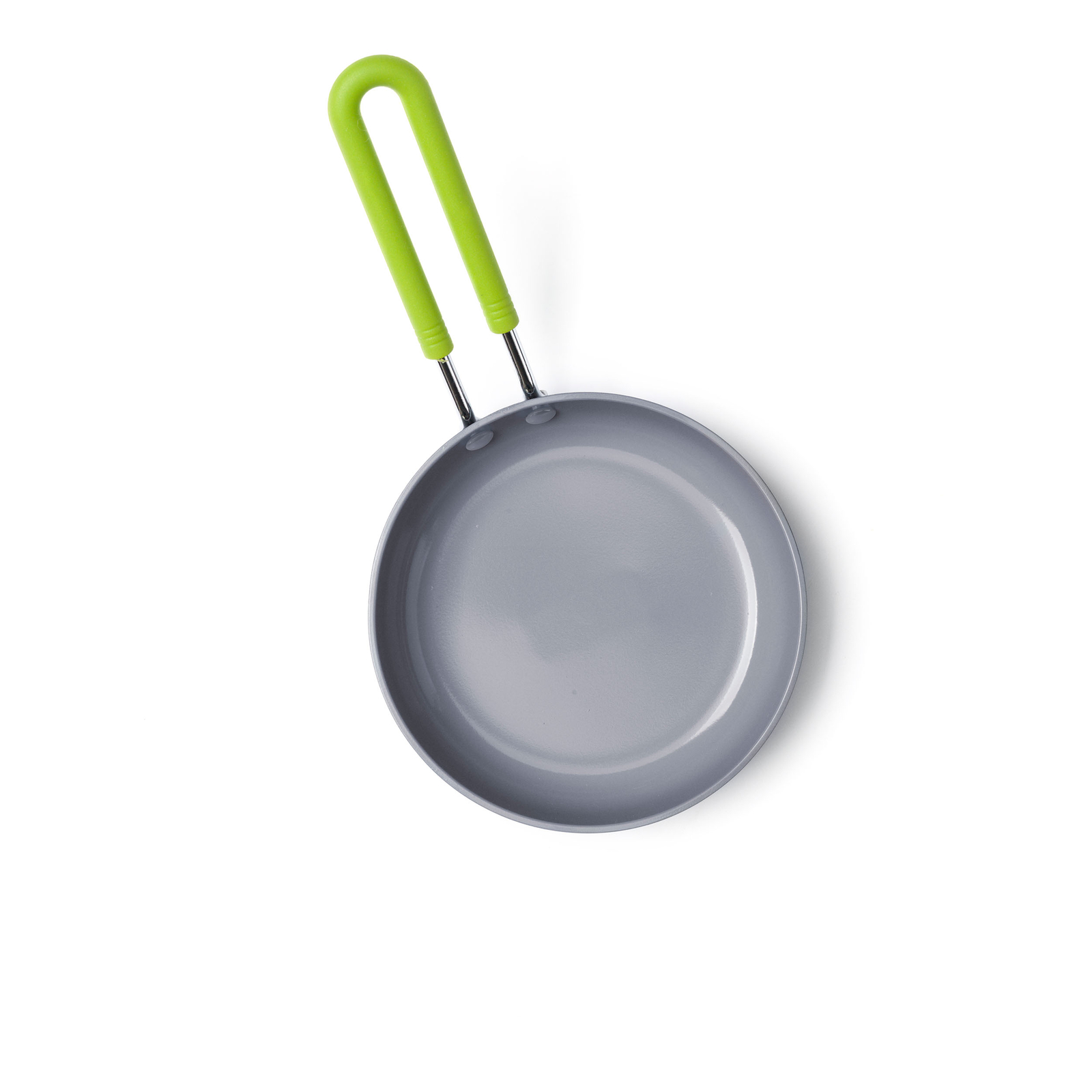 GreenPan 12.5cm Ceramic Non-Stick Small Frying Pan Egg Expert Pan (Open ...
