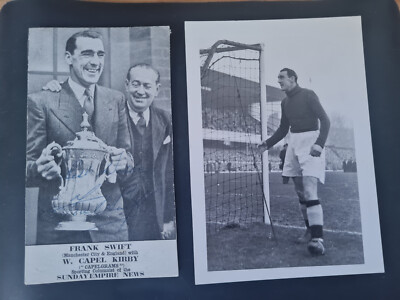 FOOTBALL : FRANK SWIFT Manchester City - Original autograph card plus ...