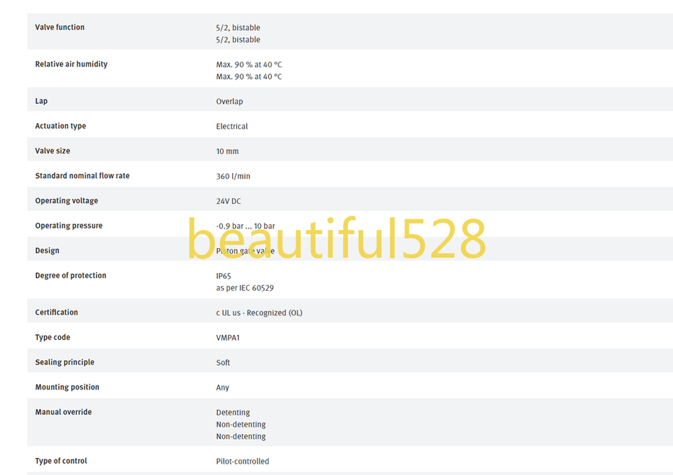 1PC FESTO VMPA1-M1H-J-PI 533343 Air Solenoid Valve New | eBay