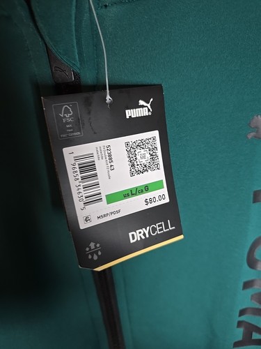 Puma Fit Double Knit Fz Hoodie Malachite 523885 43 | eBay