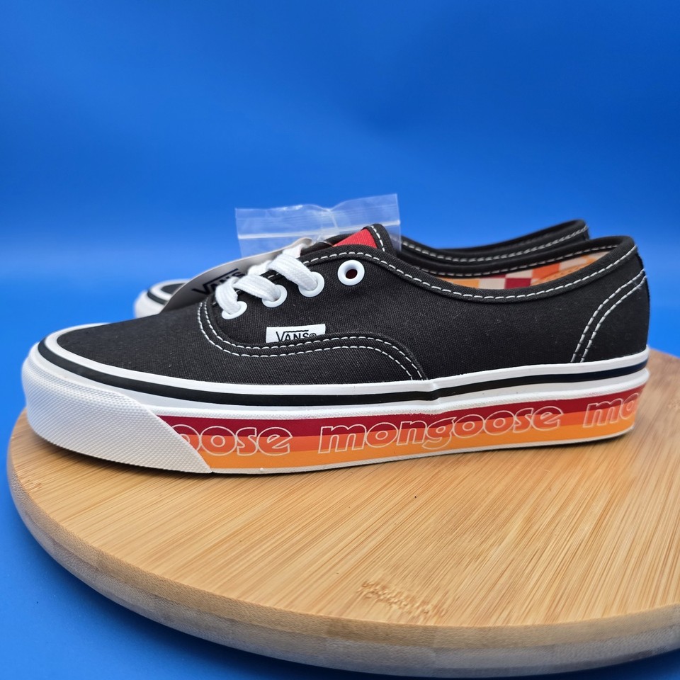 NEW Vans X Our Legends "Mongoose" Authentic 44 Dx Shoes Black-Orange ...
