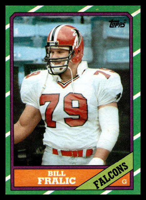 1986 Topps - #367 Bill Fralic (RC) for sale online | eBay