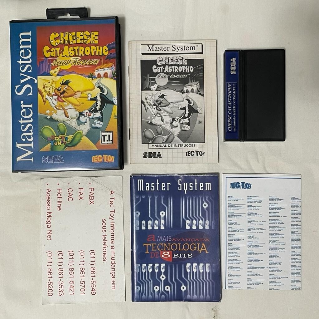 Sega Master System Tectoy : Cheese Cat Astrophe complete all papers | eBay