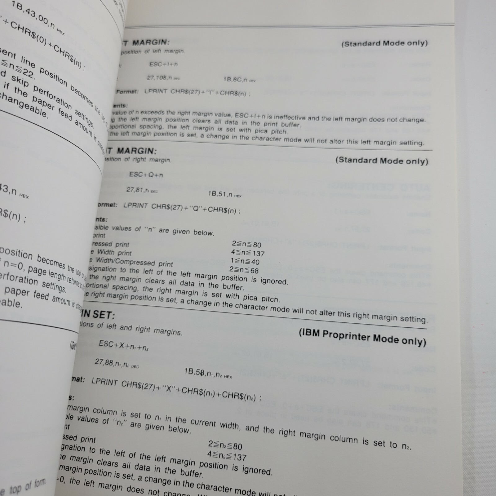Vintage Operating Instructions Manual for Panasonic Dot Matrix Printer ...