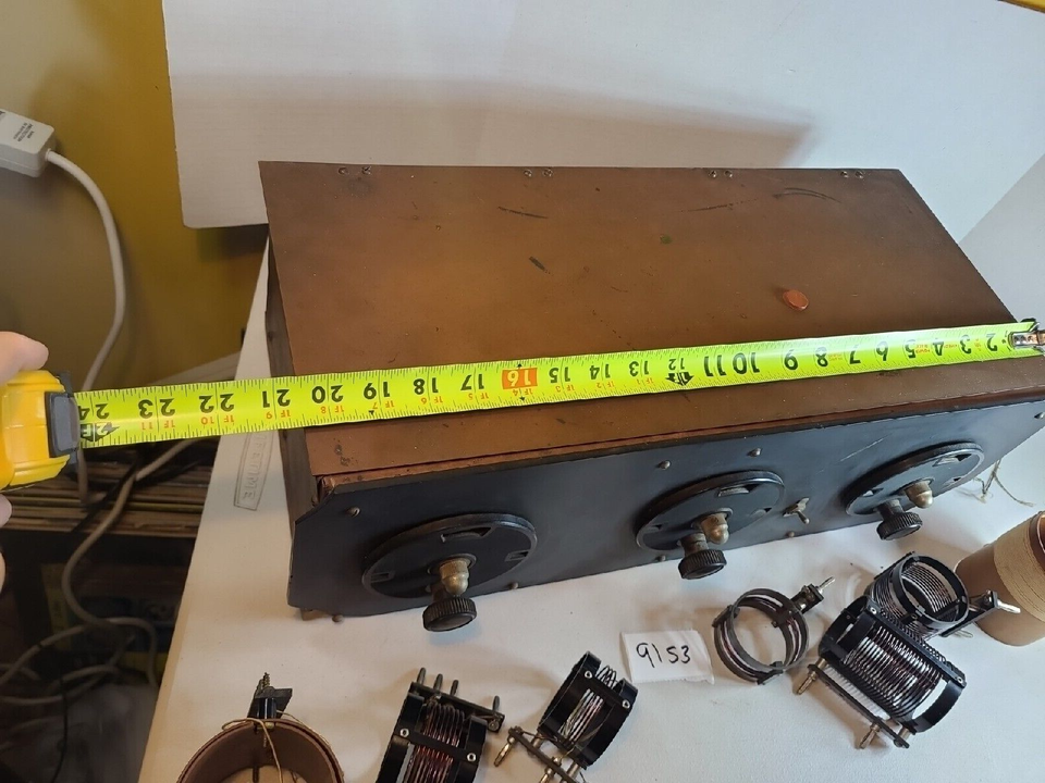 Antique Custom Ham Radio Copper NEUTRODYNE RAF tube kit stereo 91 S3 | eBay
