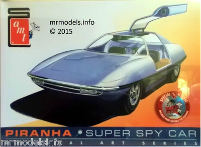 AMT 1/25 Piranha Super Spy Car New Plastic Model Kit AMT916 The Man ...