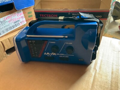 Tectron Multipurpose AM/FM Flash Light Radio Emergency Siren w Shoulder ...