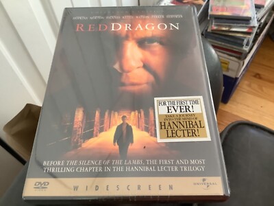 Red Dragon DVD…Brand New ! Anthony Hopkins Ralph Fiennes Edward Norton ...