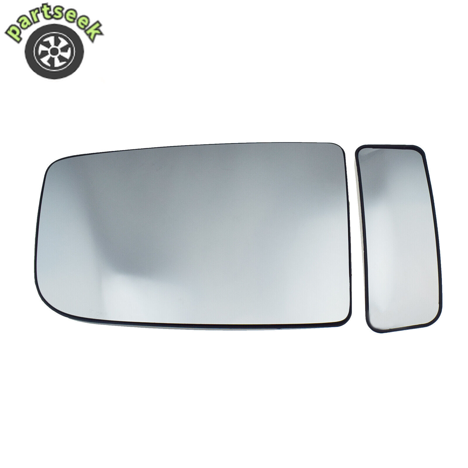 LH Upper & Lower Mirror Glass for Dodge Mercedes Sprinter 2500 3500 VW ...