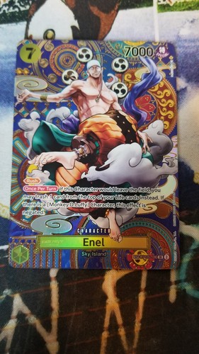 Enel OP05-100 SR SP Alternate Art One Piece Card Game M/NM | eBay