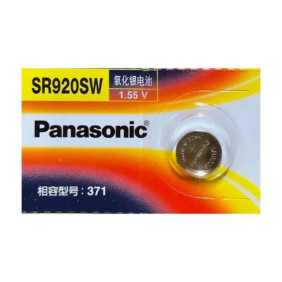 1 X PANASONIC SR920SW 371 1.55V SILVER OXIDE WATCH BATTERY | eBay Australia