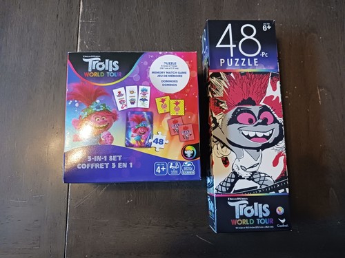 2 Trolls Puzzles 48 Piece and 3-in-1 Set With Puzzle Read | eBay