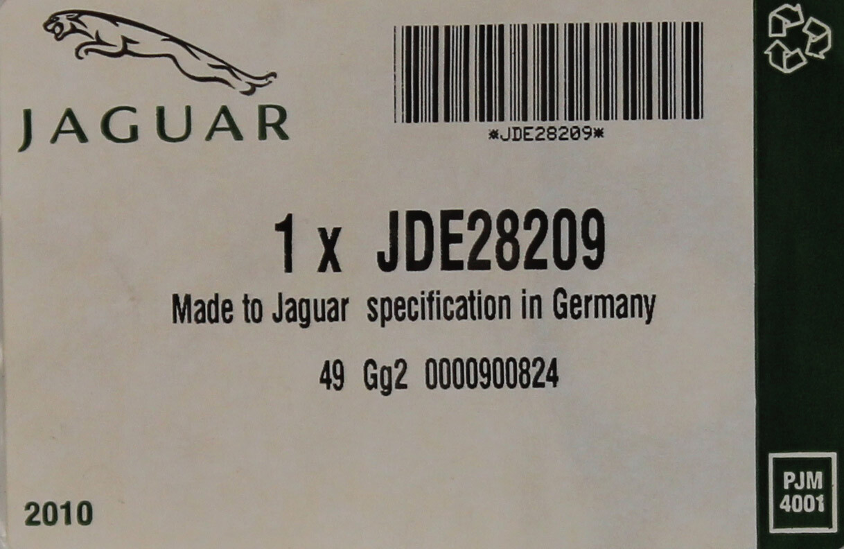 Genuine Jaguar Gasket Part Number - JDE28209 | eBay