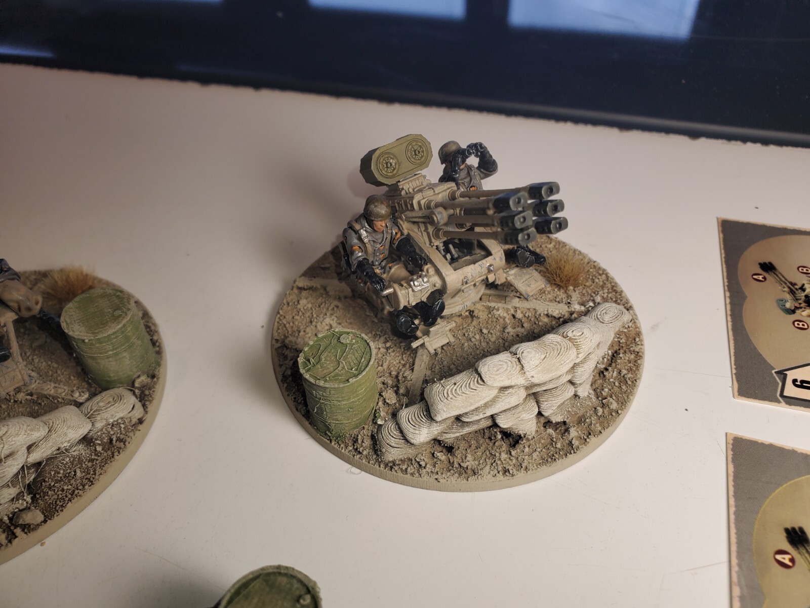 Dust Tactics Axis Fallschirmjager FlaK-3 Team | eBay
