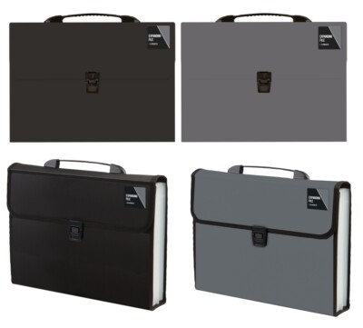 A4 Expanding File 13 Or 20 Pocket Document Organiser Paper Storage ...