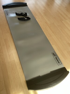 RARE Commercial Reebok Slide Lateral Training Board Aerobic Mat Skating ...