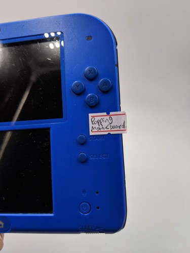 N3DSC - Nintendo 2DS Blue Mario Kart FOR PARTS AS IS *POPPING ...