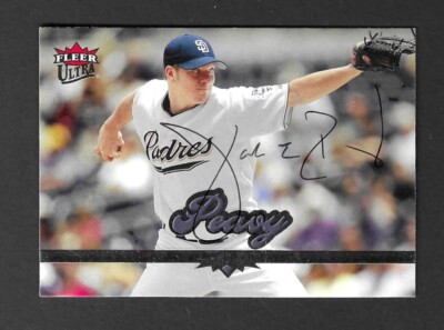 JAKE PEAVEY San Diego Padres Signed Auto. 2006 Fleer Ultra Baseball ...