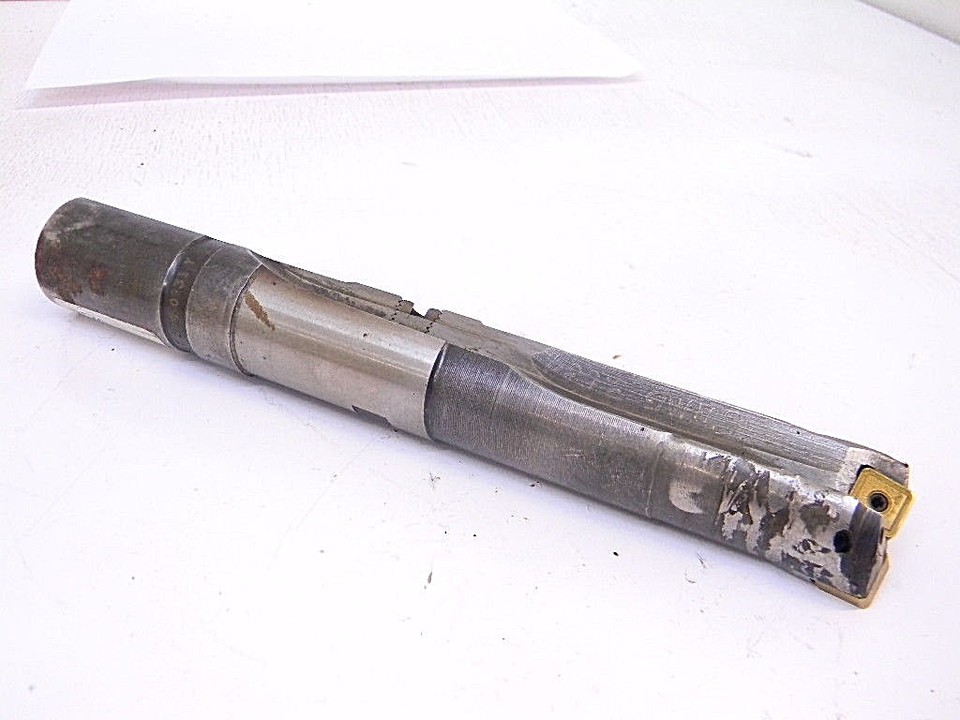 Used Kendex Metcut Straight Shank Indexable Coolant Drill 1.31" (SNMG 3 ...
