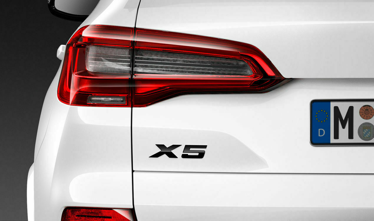 Genuine BMW G05 X5 Gloss Black Lettering Rear Trunk Boot Badge Emblem ...