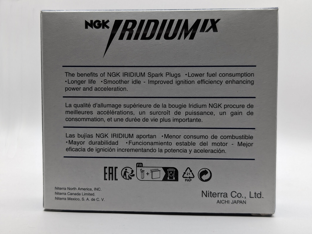 NGK Iridium IX Spark Plugs OE# TR55IX 7164 - Set of 4 | eBay