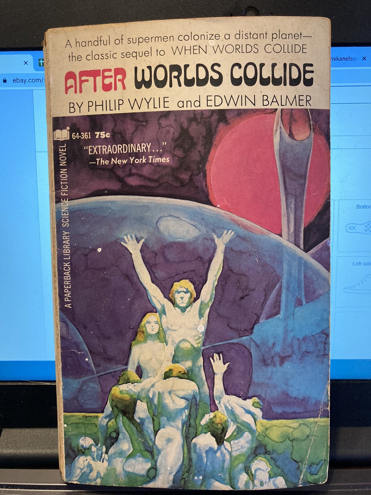 After Worlds Collide by Philip Wylie & Edwin Balmer, used paperback ...
