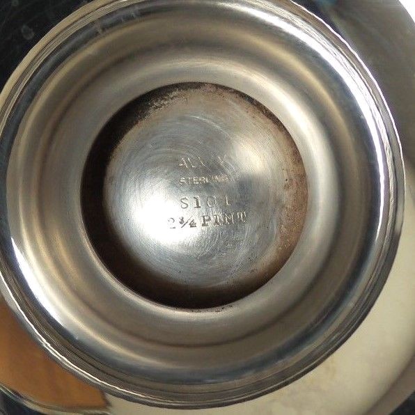 Alvin CHASED ROMANTIQUE Sterling Silver 5-Piece Coffee / Tea Set, 2425 ...