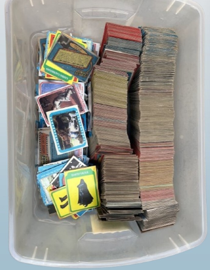 Star Wars Vintage Trading Cards Lot (Huge Collection) + R2 D2 Printing ...
