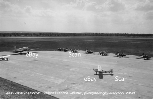 RPPC POSTCARD PHOTO U.S.A.F. AIR FORCE TRAINING BASE GRAYLING MICHIGAN ...