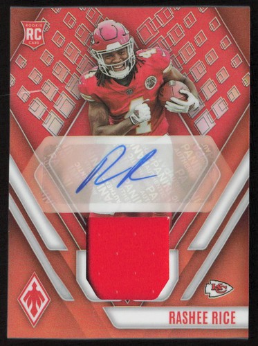 2023 Phoenix Rookie Patch Auto Orange /149 Rashee Rice #RAJ-RR Chiefs ...