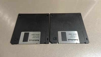 (2 PACK) Radio Shack Floppy Disk 2HD 3.5" IBM Formatted 1.44 MB USA ...