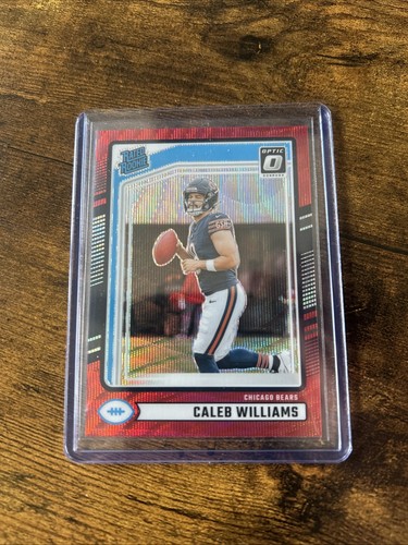 2024 Donruss Caleb Williams Optic Preview Red Wave Rated Rookie #327 ...
