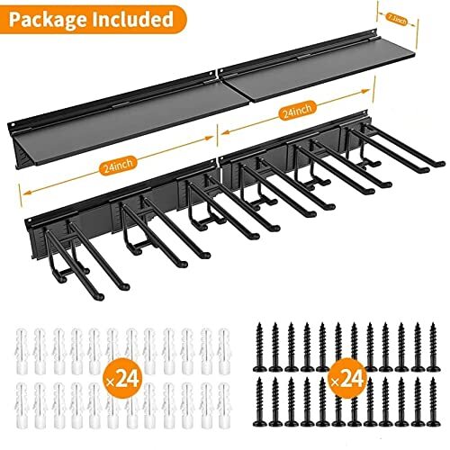 Garage Storage Organizer Systems, Wall Mount Overhead Upgraded Metal ...