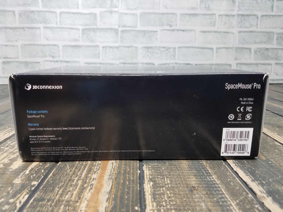 3DCONNEXION 3DX-600043 Spacemouse Pro Wired USB Mouse For Drawing 3D ...