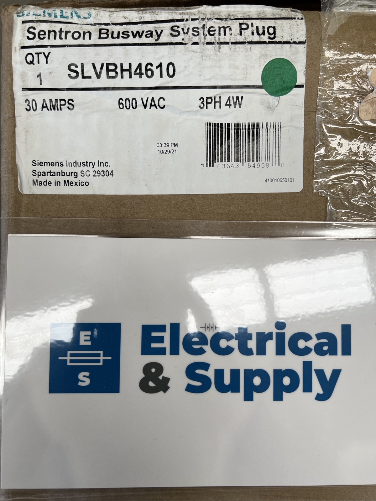 SLVBH4610G SIEMENS SENTRON BUSWAY SYSTEM PLUG 30AMP 600V | eBay