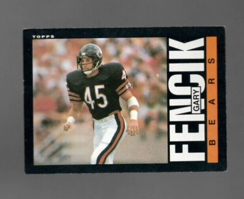 1985 Topps #25 Gary Fencik Chicago Bears Excellent | eBay