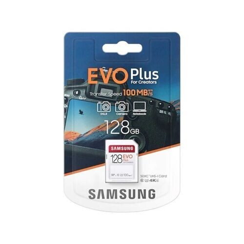 Original Samsung EVO Plus for Creators 128GB DSLR Camera Notebook MB ...