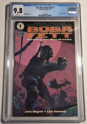 1995 Star Wars Boba Fett Bounty on Bar-Kooda #1 CGC 9.8 Dark Horse Cam ...