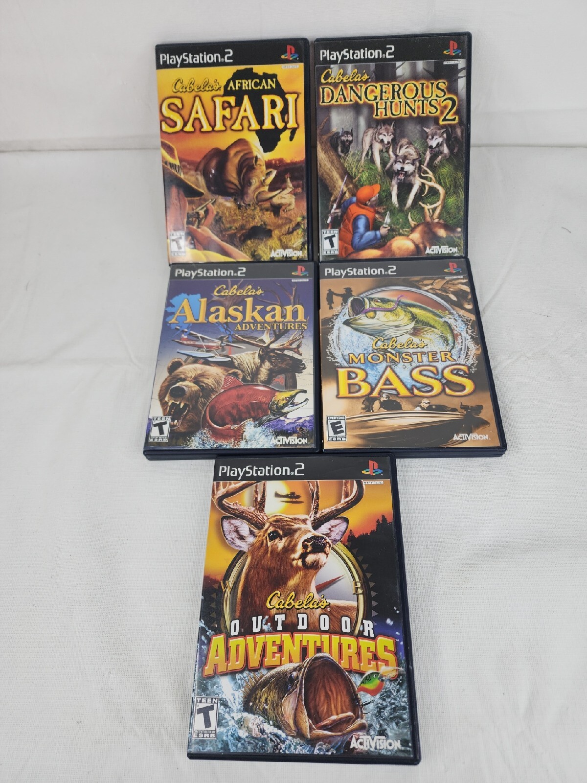 Lot of 5 Playstation 2 Cabela's Hunting Games Ps2 Complete Tested | eBay