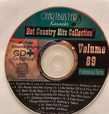 60089 COUNTRY CHARTBUSTER KARAOKE CDG DISC | eBay