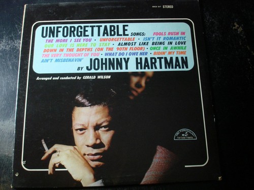 UNFORGETTABLE SONGS BY JOHNNY HARTMAN LP RECORD | eBay