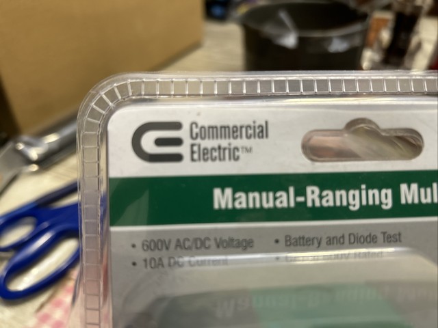 No1 Commercial Electric MS8301A Manual Ranging Digital Multimeter for ...