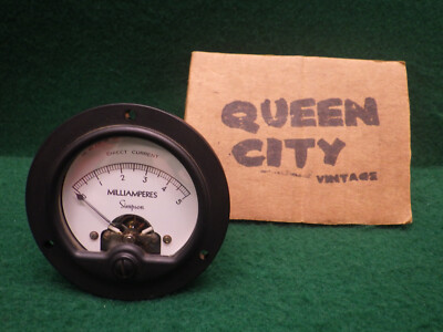 Panel Meters - Round Panel Meters Vintage