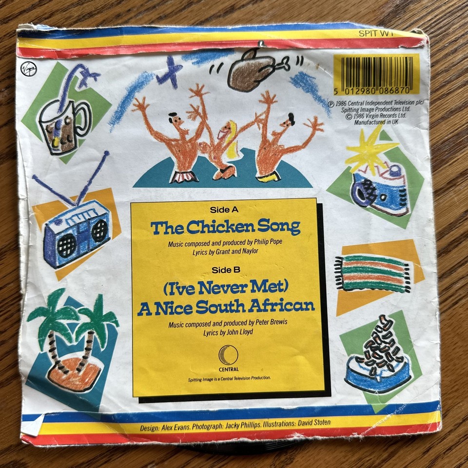 Spitting Image – The Chicken Song - Vinyl 7" Single 45 UK - VG+ | eBay