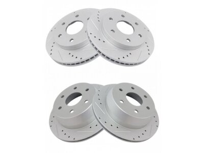 TRQ 29BZ98G Brake Rotor Set Fits 2003-2005 Chevy Astro | eBay