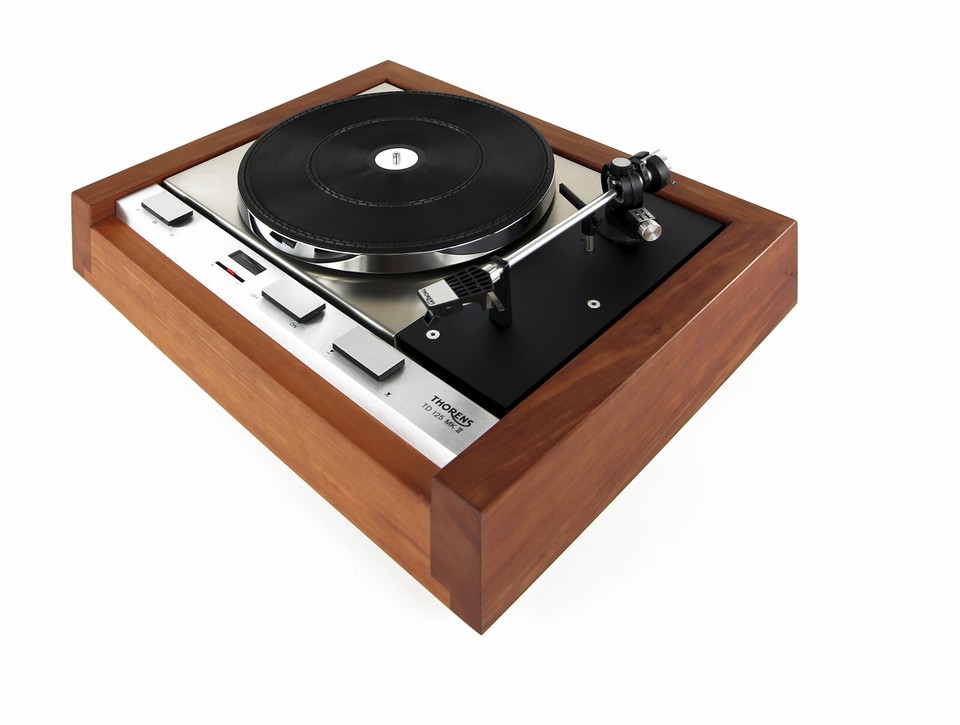 Revised TD 125 MKII Turntable Walnut High Gloss Finish | eBay